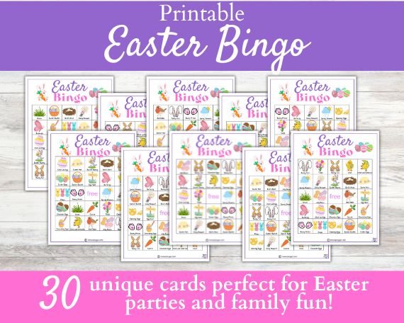 Easter Bingo - Move Play Go