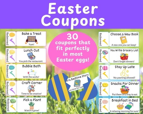 Easter Egg Filler Coupons - Move Play Go
