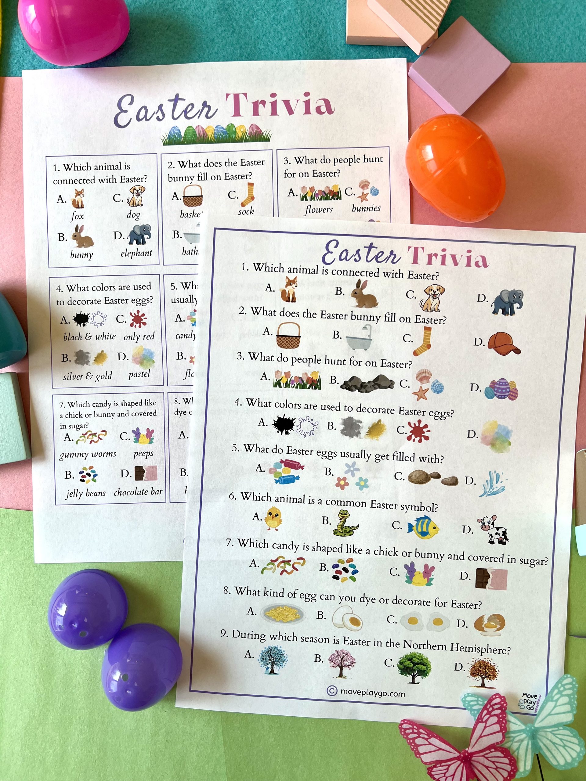 Easter Trivia For Kids - Move Play Go